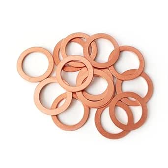 15 Pcs Oil Drain Plug Gasket - 14mm OEM Copper Drain Plug Washer ...