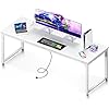 Amazon.com: Coleshome 71 Inch Computer Desk with USB ports, Large ...