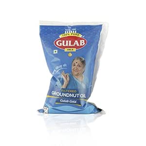 Gulab Cooking Oil - Filtered Groundnut Oil, 1L Pack : Amazon.in ...