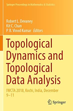 Topological Dynamics and Topological Data Analysis: IWCTA 2018, Kochi ...