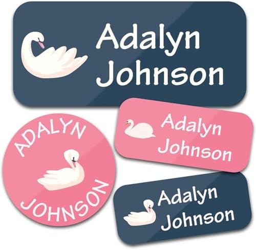 Custom Waterproof Name Stickers (160pcs) - Personalized Labels for ...