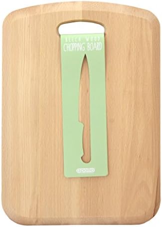 apollo THE HOUSEWARES BRAND Beech Chopping Board, Natural Beech Wood ...