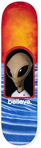 Amazon.com : Alien Workshop Skateboard Deck Believe Reality Plexy Lam 8 ...