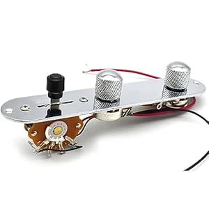 Electric Guitar Loaded Control Plate Pre-Wired 3-Way Control Plate with ...
