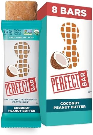 Amazon.com: Perfect Bar Gluten-Free Coconut Peanut Butter Refrigerated ...