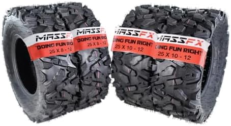 Amazon.com: Carlisle All Trail All-Terrain ATV Bias Tire - 25X10.00-12 ...