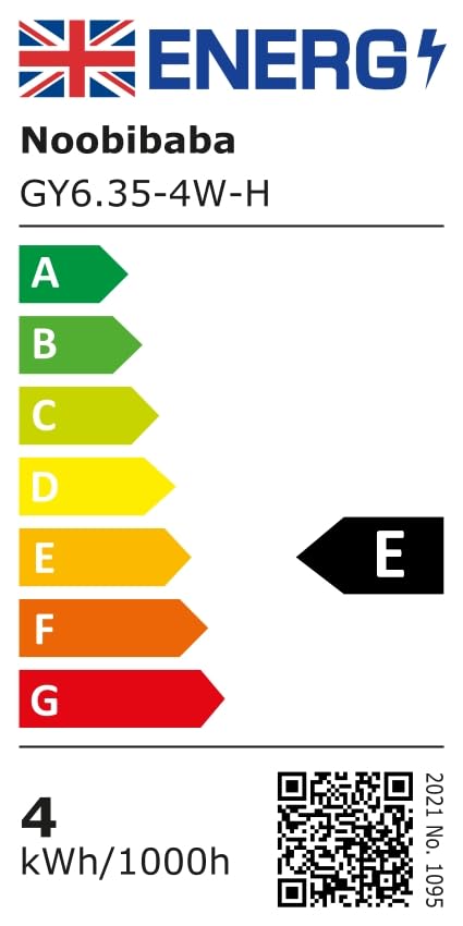 Noobibaba GY6.35 LED Bulb, 12V 4W GY6.35 Bulb, G6.35 Bulb LED T4 JC ...