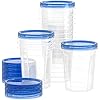 Amazon.com: Reusable Soup Containers with Airtight Twist Top Lids ...