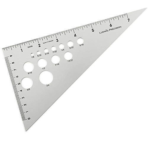 Snapklik.com : Ludwig Precision 8 30-60-90-Degree Aluminum Drafting ...