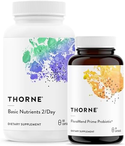 Amazon.com: THORNE - Daily Essentials Bundle - Basic Nutrients 2/Day ...