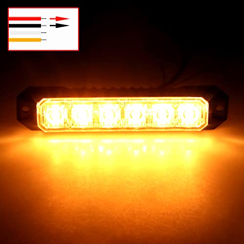 Snapklik.com : Raryloy 6-LED Strobe Mini Grille Light Surface Mount ...