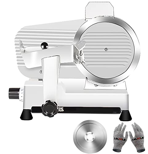Meat Slicer,A pair of cut-resistant gloves，Commercial Meat Slicer,340W ...
