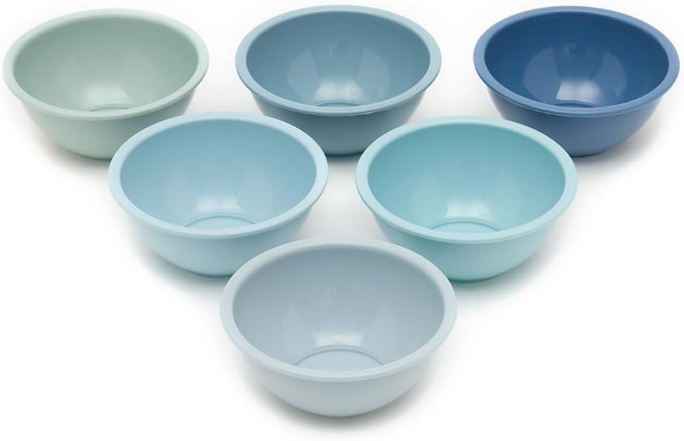 Amazon.com - Stacking Pinch Bowl Set for Food Prep, 6 Pack by Home ...