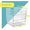 Amazon.com - Ezee space XL Clear Plastic Storage Bins with Lids - 3 ...