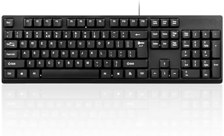 Amazon.in: Buy Enter Easyclick USB Wire Keyboard for Laptop and Desktop ...