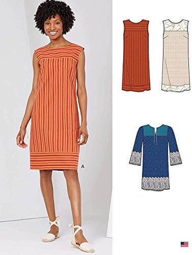 New Look Sewing Pattern 6145 - Misses' Dress Sizes: 8/18 : Amazon.co.uk ...