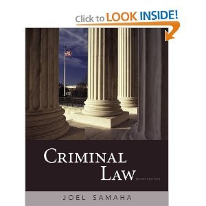 Criminal Law,10th edition(tenth edition): Joel Samaha: Amazon.com: Books