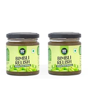GOANFEST Bimbli Chutney From Goa-Goan Fest Pack Of 2-200G Each|Tangy ...