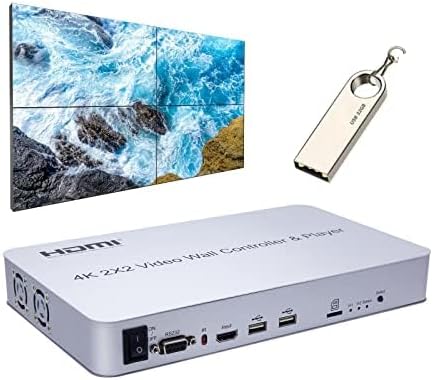 Amazon.com: RIJER Video Wall Controller 2x2 HDMI Input HDMI Output with ...