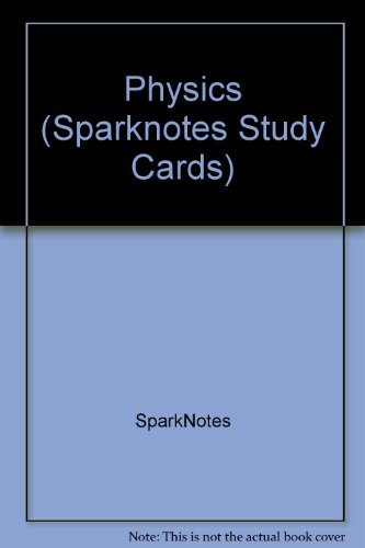 Physics (SparkNotes Study Cards): SparkNotes: 9781411400894: Amazon.com ...