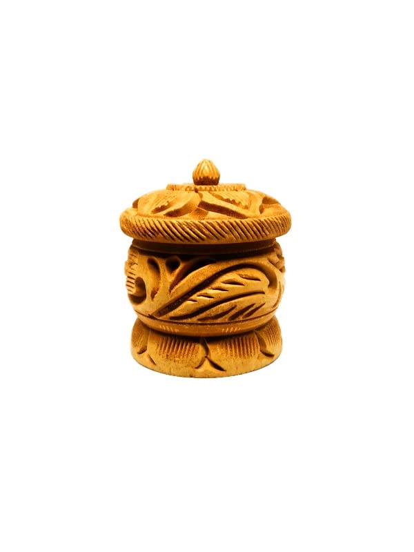 Buy Wooden Sindoor Box Pack Of One rajasthani Handmade beauty iteam ...