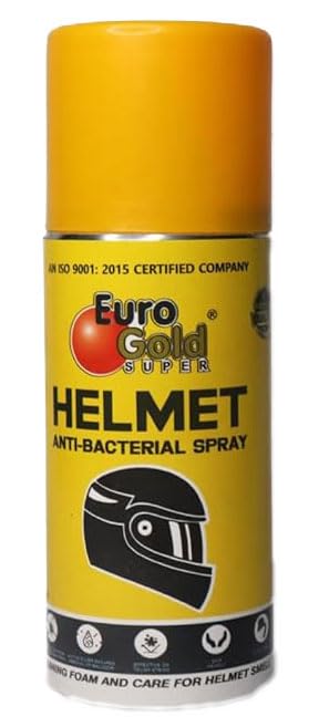 EuroGoldSuper Helmet Anti-Bacterial Spray | Helmet Cleaner Spray ...