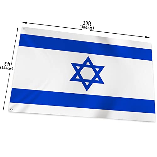 Snapklik.com : YongFoto Israel Flag 6x10ft Israeli Flags Banner For ...