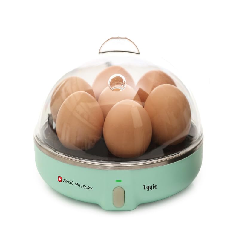 Buy Swiss Military Eggie Green Electric Egg Boiler, Boils up to 7 eggs ...