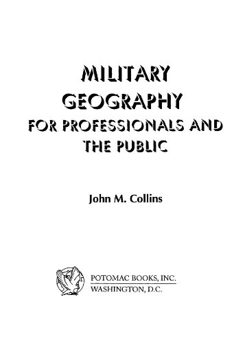 Military Geography: For Professionals and the Public (Association of ...