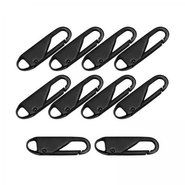 ARTISOUL® 6x10 Pcs Zipper Pull Replacement Metal Zipper Gripper Fixer ...
