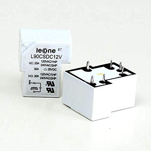 Leone e-MiG L90-CSDC 12V 30 ampere T Type PCB Mountable Relay - Pack of ...