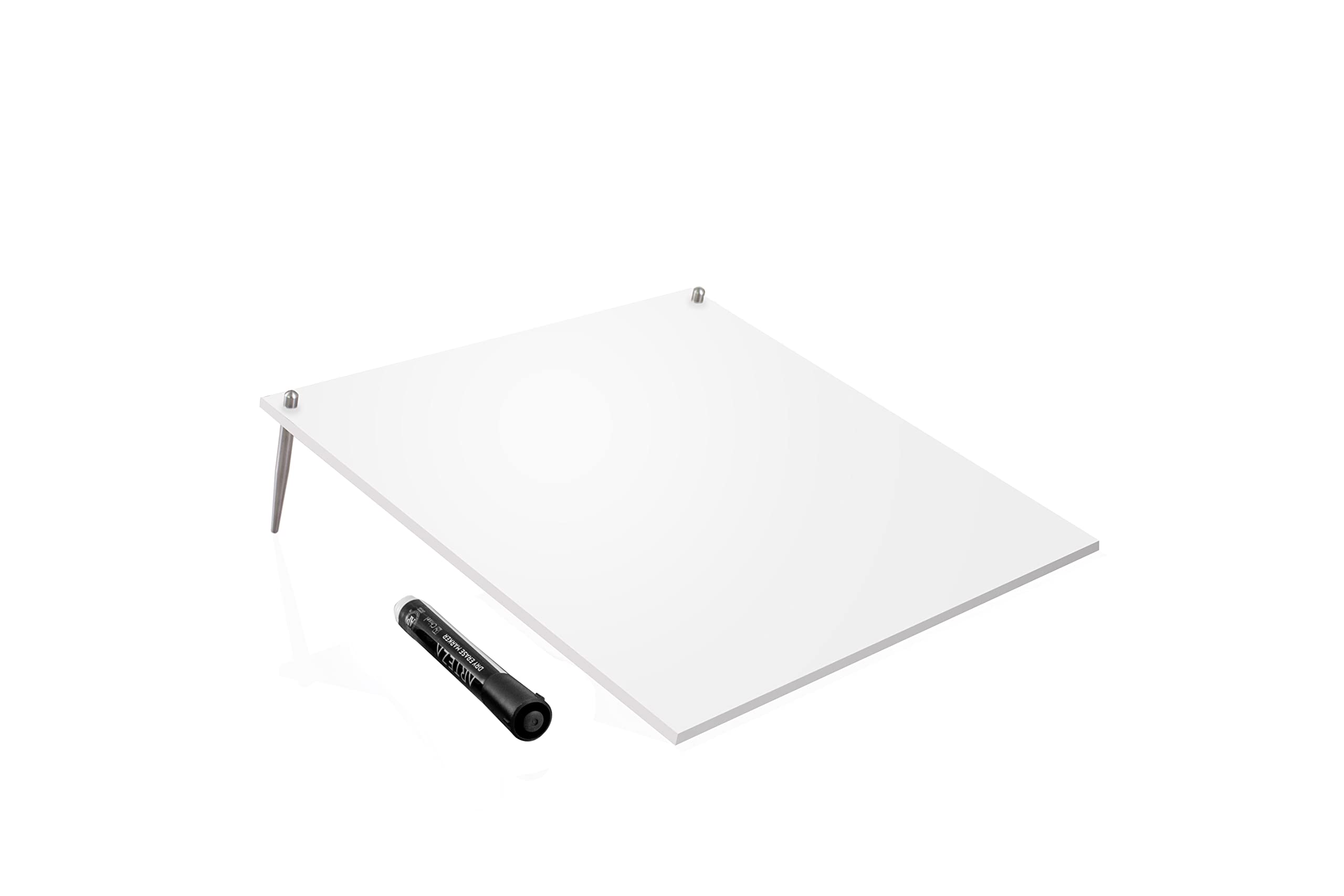Amazon.com : Desk Dry Erase Board with Erasable Marker | White, Black ...