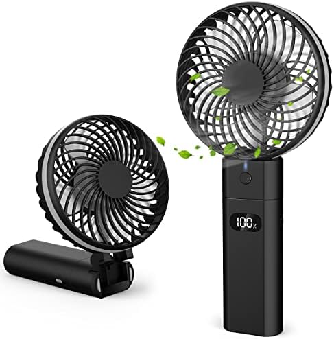 Amazon.com: AMFUN Portable Handheld Fan, USB Rechargeable Personal Fan ...