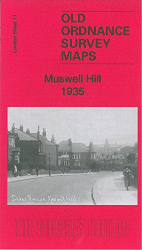 Muswell Hill 1935: London Sheet 11.4 (Old Ordnance Survey Maps of ...