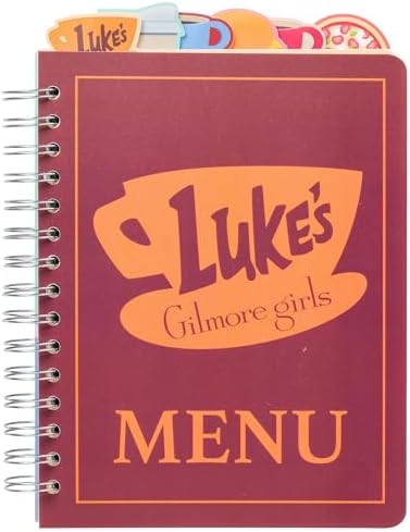 Amazon.com : Silver Buffalo Gilmore Girls Lukes Menu 6.5" x 8.5" Hard ...