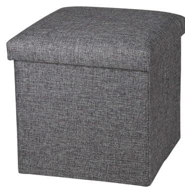 TERXA Seating Stool Box with Hidden Storage Box | Foldable Storage ...