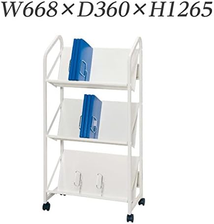 Amazon.co.jp: 生興 移動式本立て ファイルワゴン W668×D360×H1265 FSW-663WG : 文房具・オフィス用品
