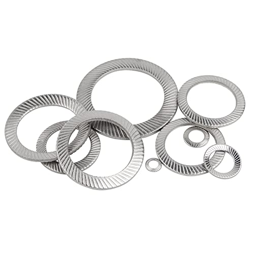 CONPHERON M5 Locking Washer Round Double Sided Serrated Lock Washer in ...