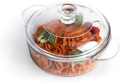 Amazon.com: Pyrex Easy Grab 2-Qt Glass Casserole Dish with Lid ...