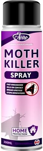 NOPE! CP Moth Killer Spray (500ml) - Fast acting, Odourless, Long ...