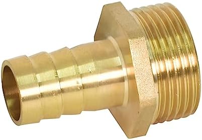 Hose Barb Connector, 1 Inch Male Threaded Tap Connector for Hose Pipe ...