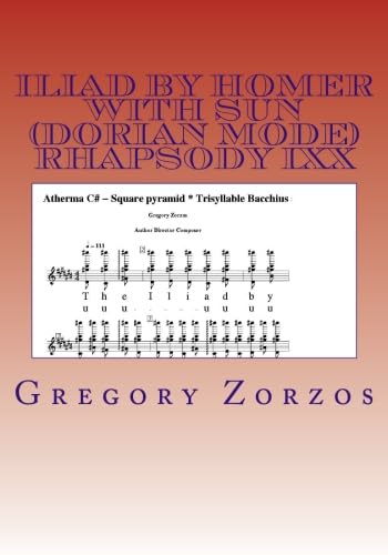 Iliad by Homer with Sun (Dorian Mode) Rhapsody IXX: Scale C# Square ...