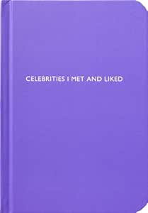Amazon.com : Archie Grand Celebrities I Met and Liked Blank Notebook ...