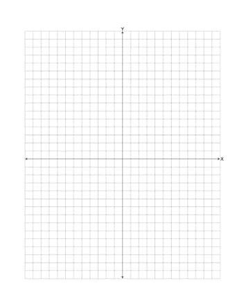 Coordinate Graph Paper, XY Axis, 120 pages, 8.5" x 11": Make it on ...