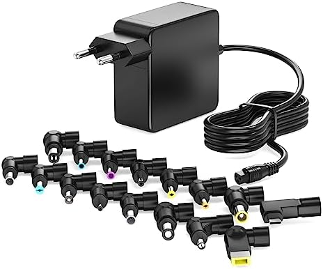 Basicvolt Chargeur Universel PC Portable Ordinateur Multi Embout Rond ...