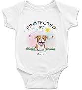 Amazon.com: Gossby Custom Couple and Dog Wrapped Canvas - Personalized ...