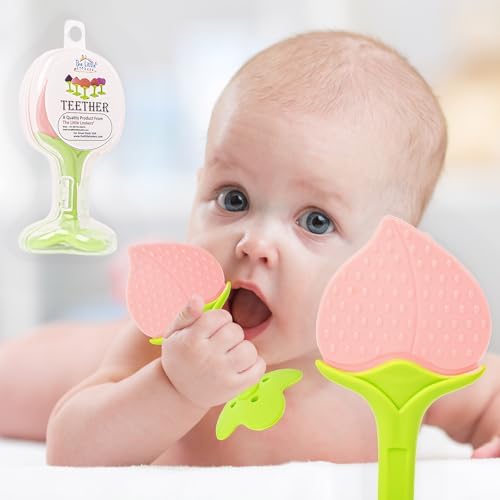 Buy THE LITTLE LOOKERS BPA Free Single Silicone Fruit Shape Teether for ...