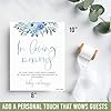 Amazon.com: Hadley Designs 9 Dusty Blue Wedding Signs for Ceremony and ...