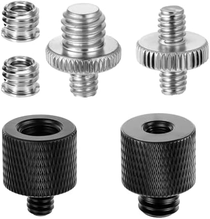 6 Pcs Stativ Schraube Adapter 1/4 auf 3/8 Zoll Gewinde Stativ Adapter ...