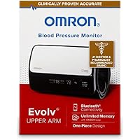 Amazon.com: OMRON Evolv Bluetooth Wireless Upper Arm Blood Pressure ...